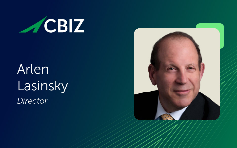 Arlen Lasinsky | CBIZ