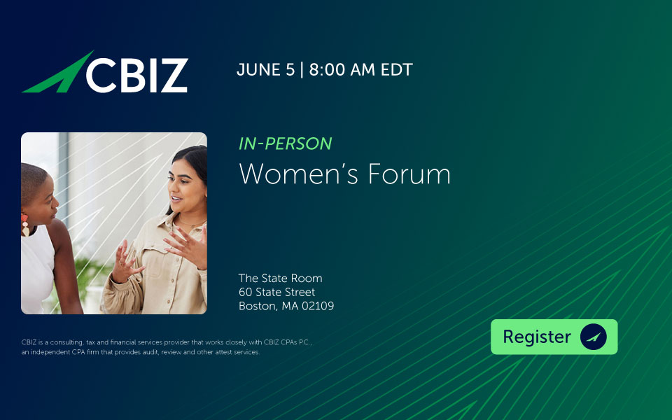 CBIZ Women's Forum | CBIZ