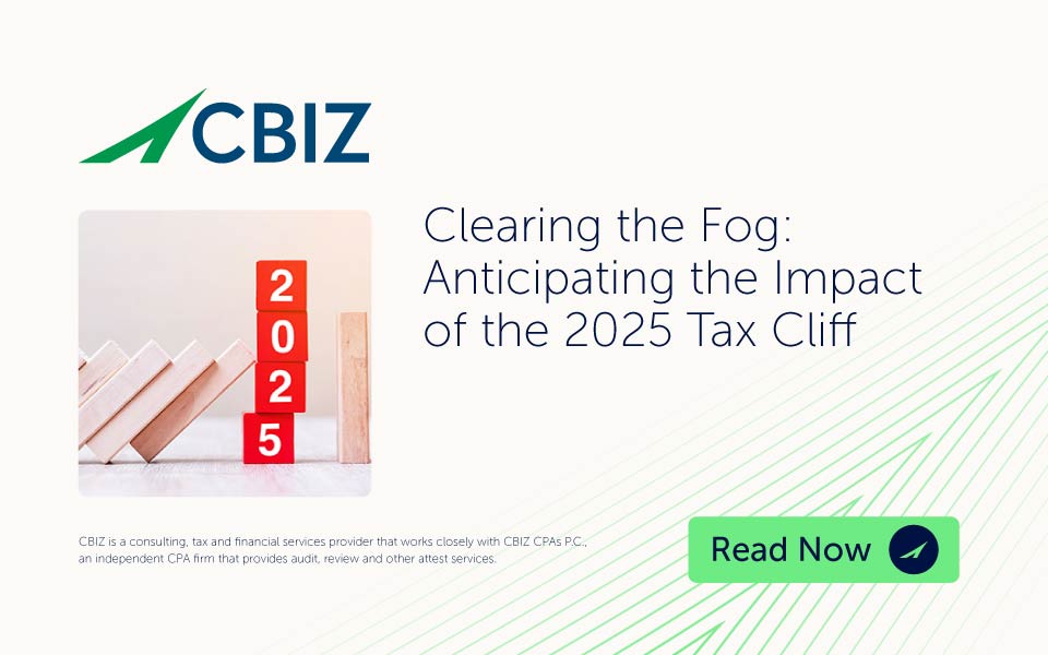 Clearing the Fog: Anticipating the Impact of the 2025 Tax Cliff | CBIZ