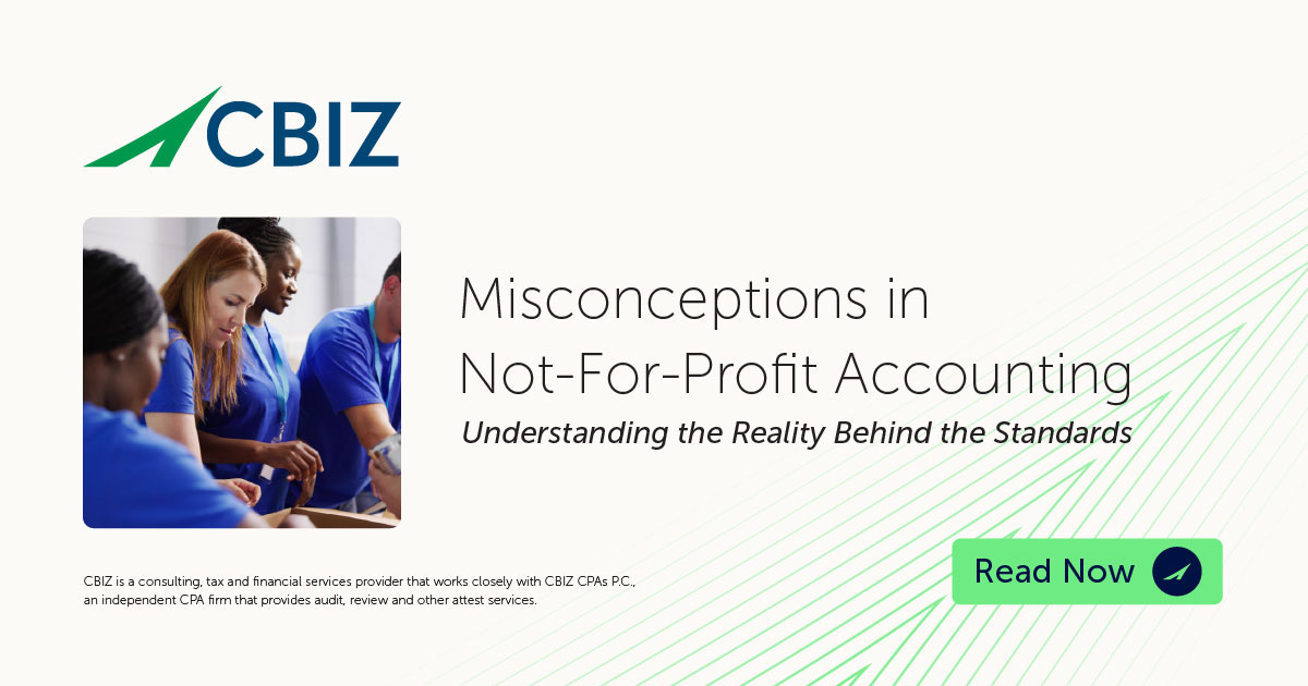 Misconceptions in Not-For-Profit Accounting: Understanding the Reality ...