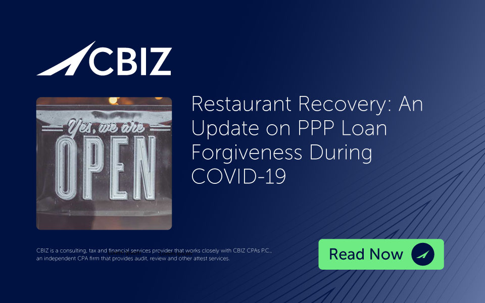 Restaurant Recovery: An Update on PPP Loan Forgiveness During COVID-19 ...