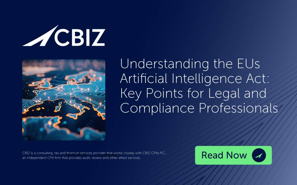 Understanding the EU’s Artificial Intelligence Act: Key Points for Legal and Compliance ...