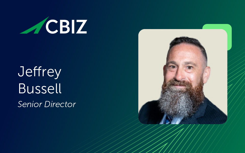 Jeffrey Bussell | Senior Director | CBIZ