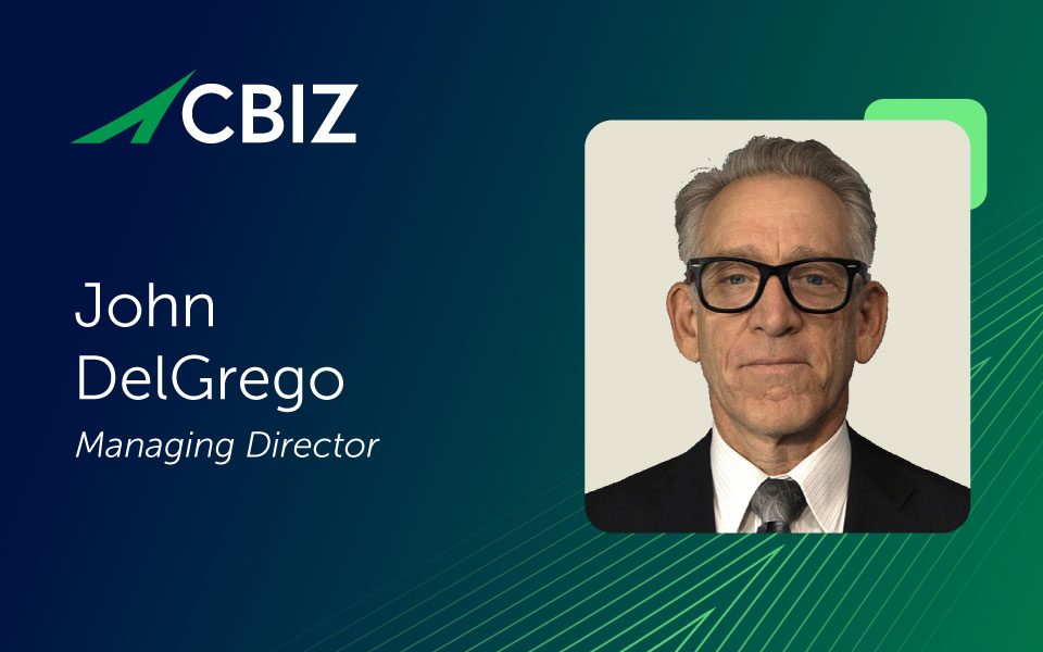 John DelGrego | Managing Director | CBIZ